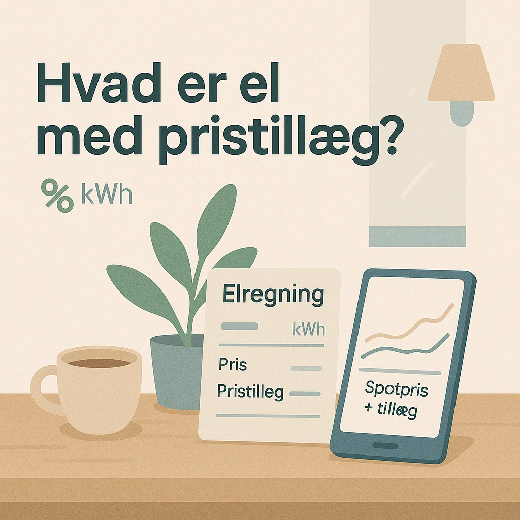 Hvad er el med pristillæg - Få styr på din elregning hurtigt