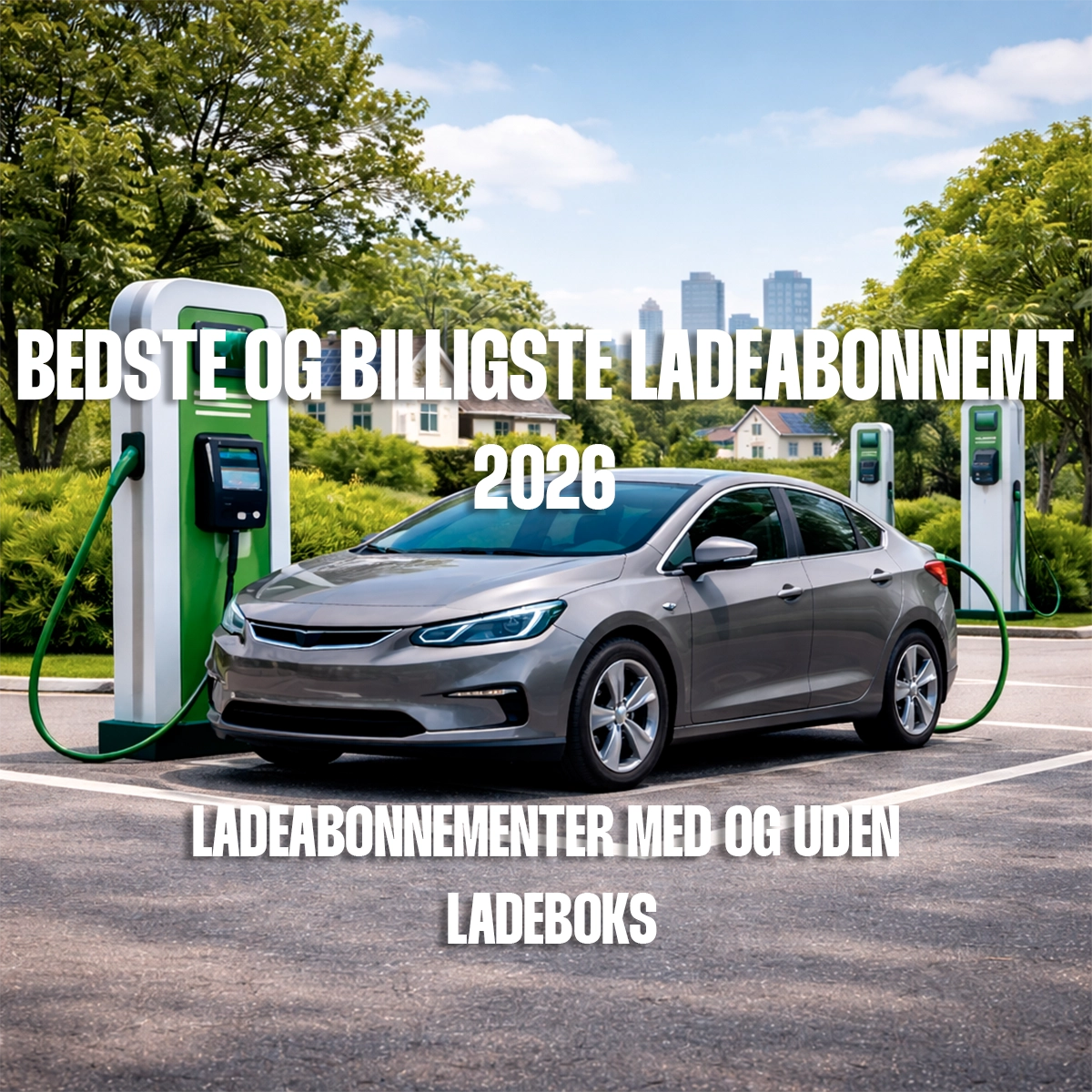 Billigste ladeabonnement til elbil 2026 – med og uden ladeboks